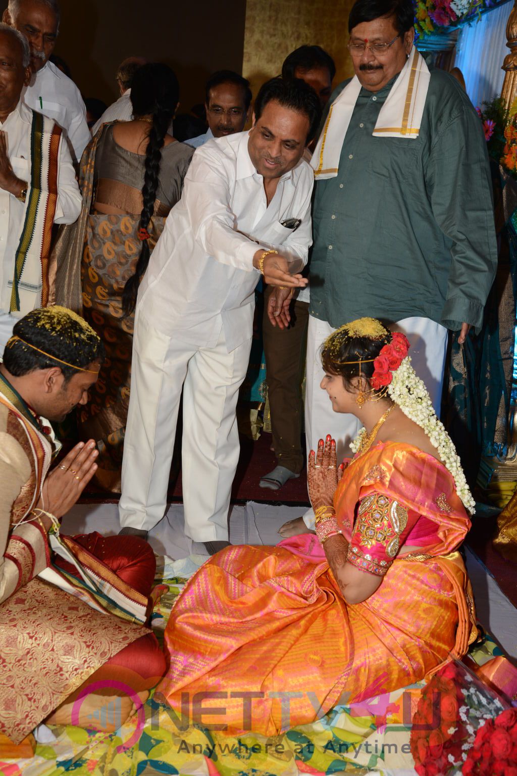 Director K Vasu Daughter Wedding Photos | 126620 | Movie Press Meet ...