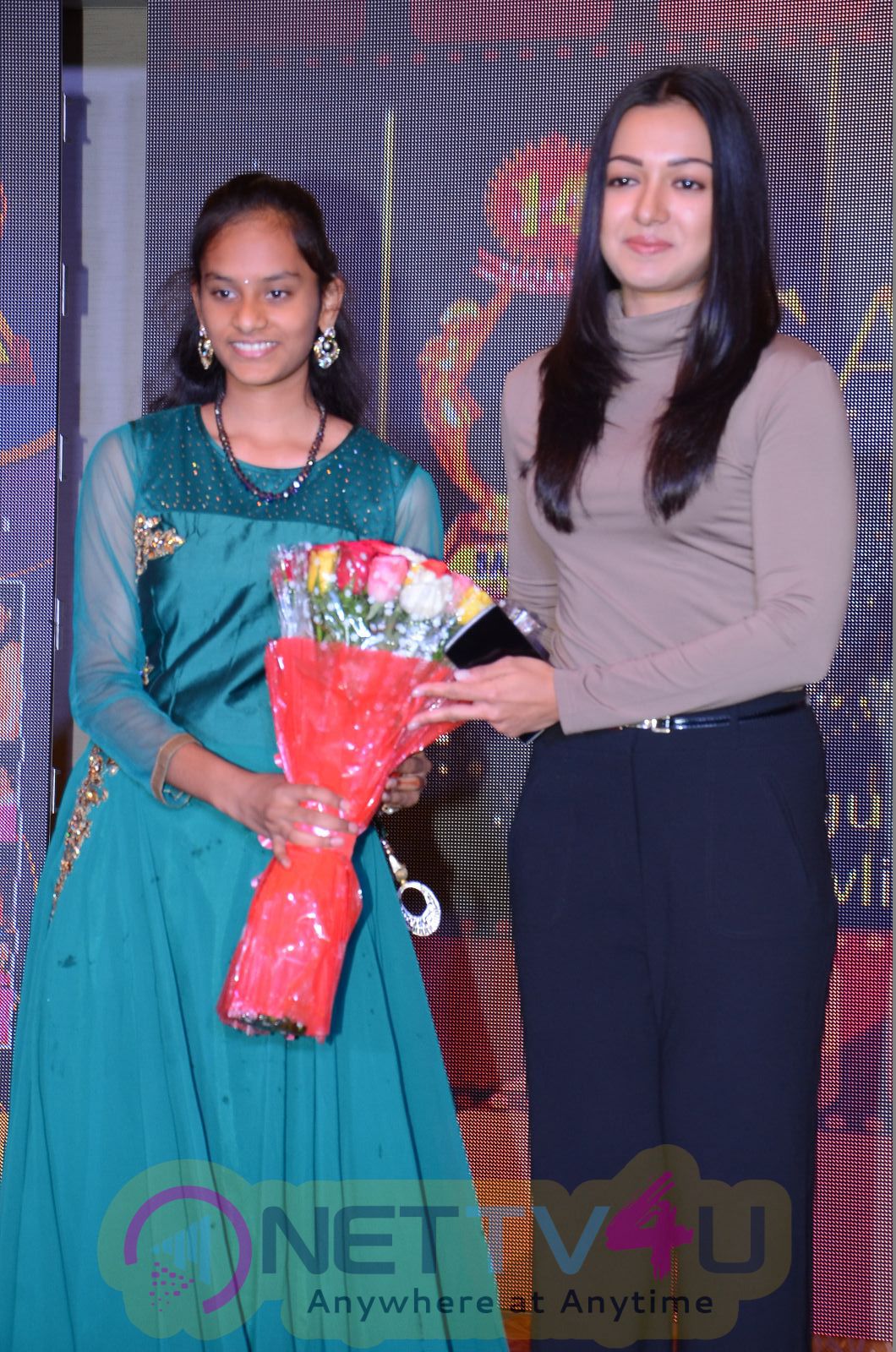 Santosham Awards Curtain Raiser Event Stills Catherine Tresa New Photos ...