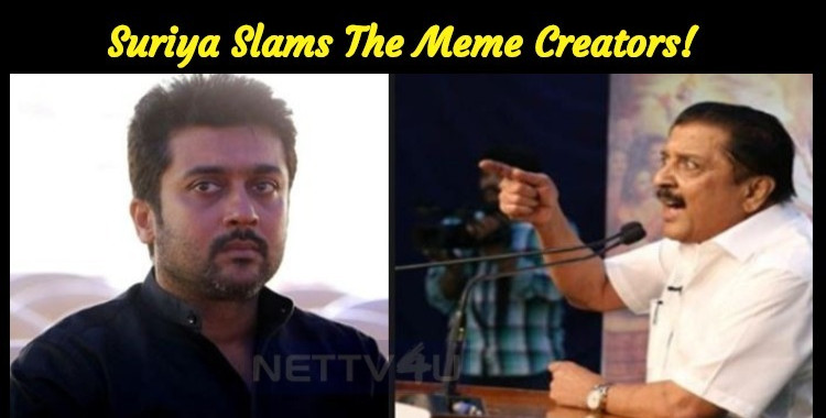 Suriya Slams The Meme Creators! | NETTV4U