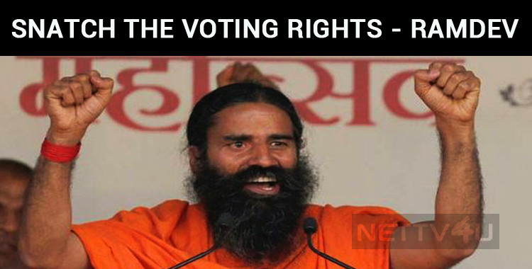 Snatch The Voting Rights Of People With More Than Two Children - Ramdev ...