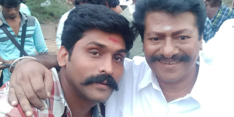 Actor Arjai At Sandakozhi 2 Movie Shooting Spot Stills | 596435 ...