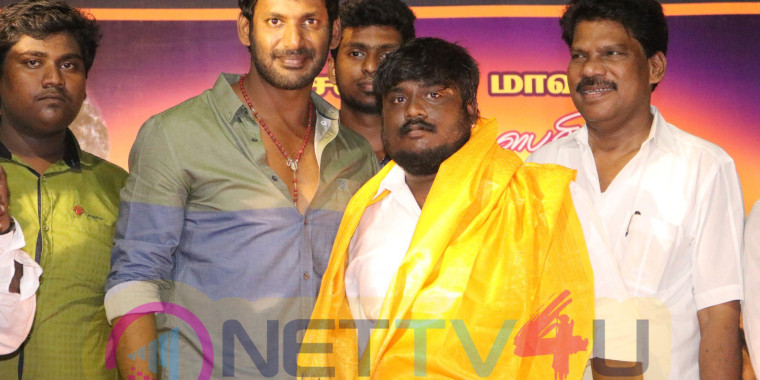 Actor Vishal Birthday Celebration Stills | 337458 | Movie Press Meet ...